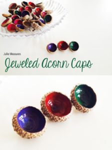 Jeweled Acorn Caps - Julie Measures