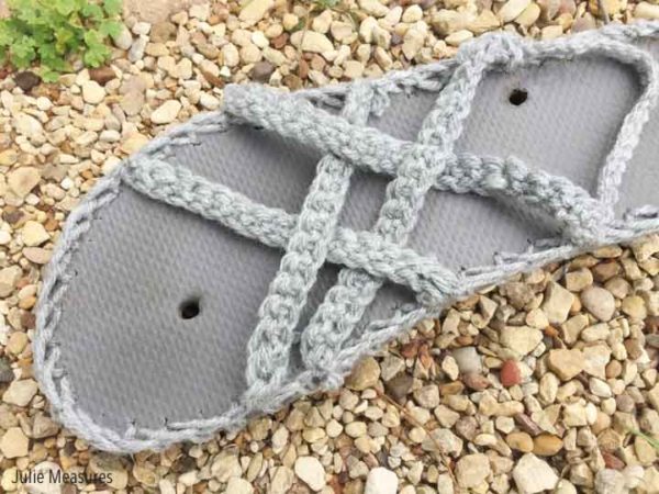 Woven Crochet Sandals - Julie Measures