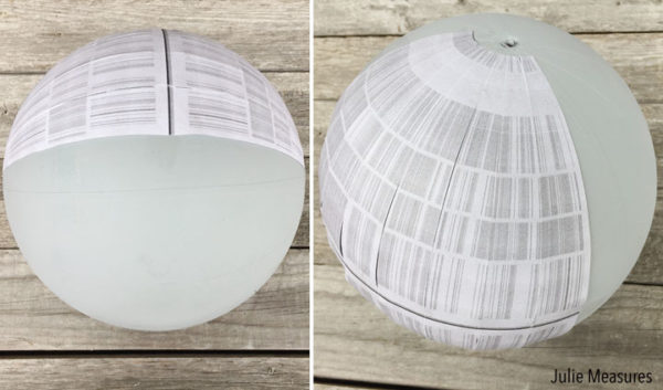 DIY Death Star Globe - Julie Measures