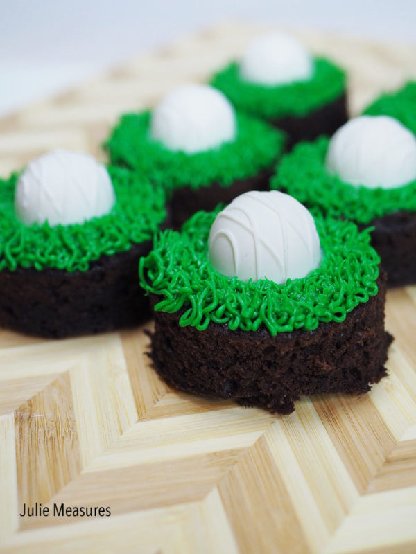 Hole In One Golf Brownies - Julie Measures