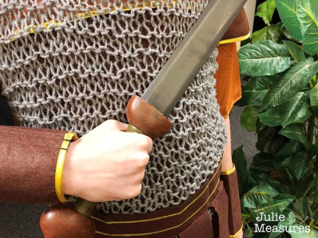 Merry Christmas - Knit Chainmail for Roman Soldier Cosplay - Julie Measures