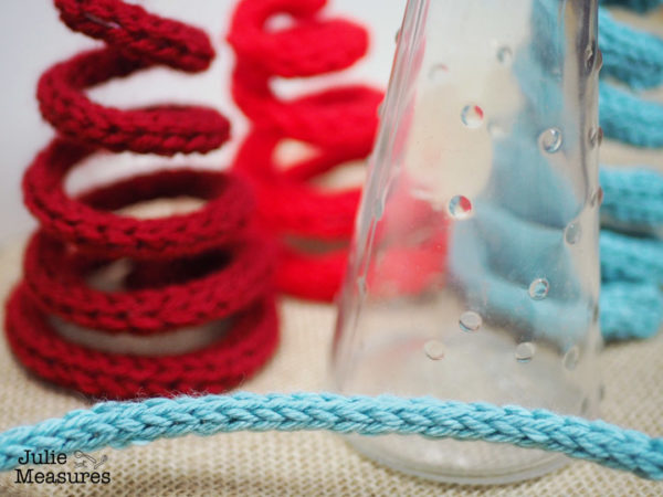 Knit Christmas Tree - Knit Your Own I-Cord Christmas Trees