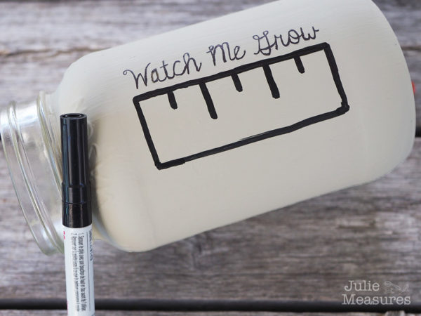 Watch Me Grow - Mason Jar Gift - Julie Measures