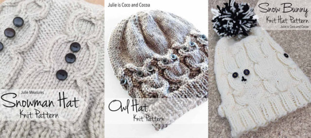Christmas in July - Knitting and Crochet Patterns - Julie Measures
