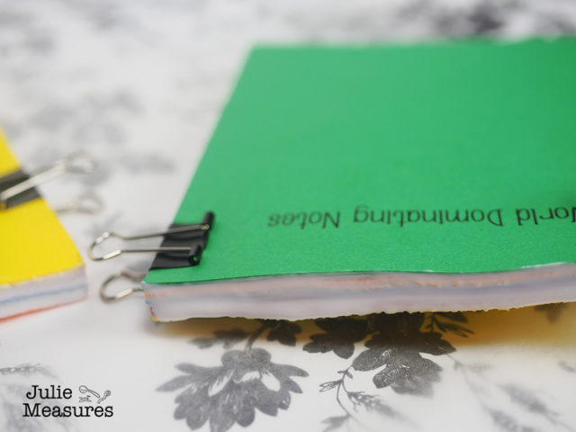 Make Your Own Custom Notepads - Julie Measures