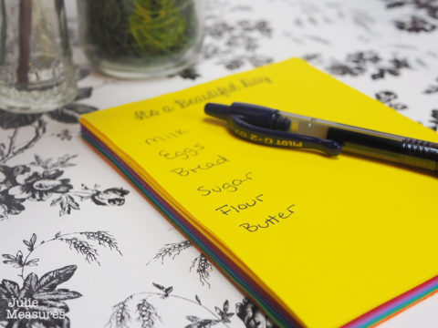 Make Your Own Custom Notepads - Julie Measures