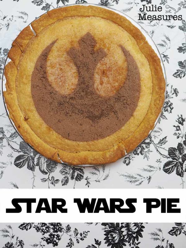 Star Wars Pie - DIY Pie Stencil - Julie Measures