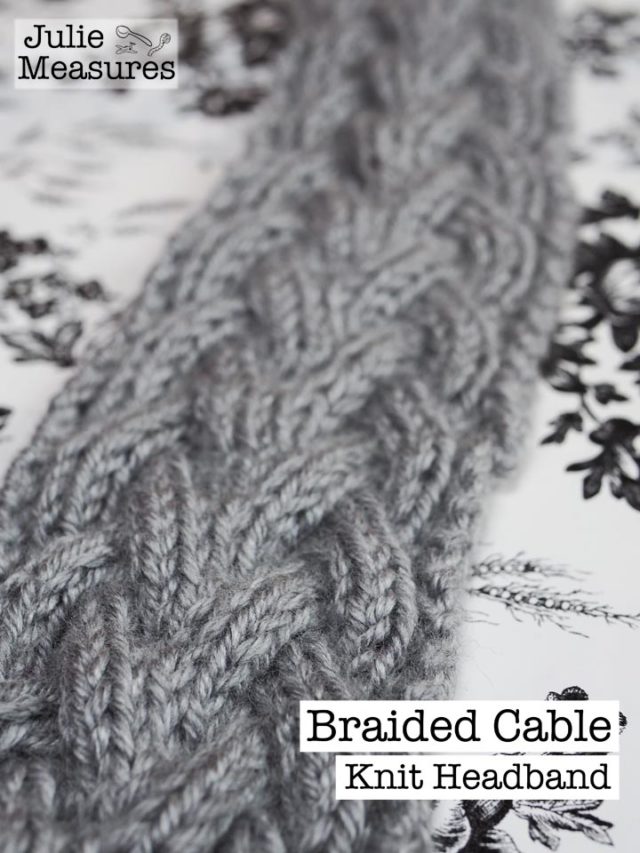 Irish Braided Cable Knit Headband - Julie Measures