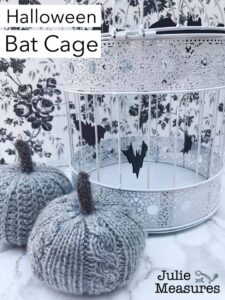 DIY Bat Decor! Halloween Bat Cage - Julie Measures
